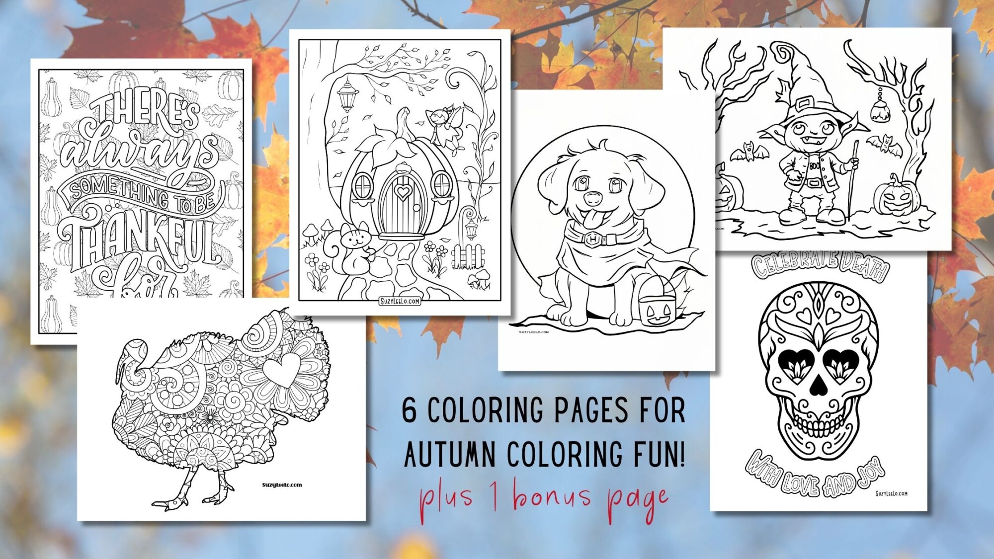 Printable Fall Coloring Pages for Colorful Autumn Days